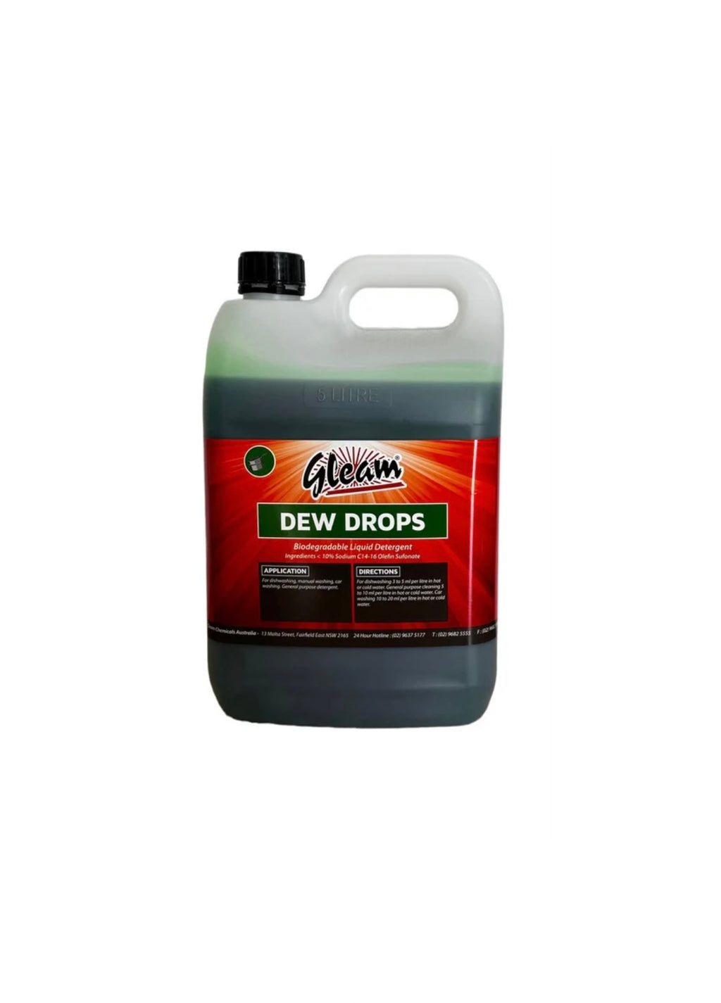 DEW DROPS 5L – Gleam Chemicals Australia