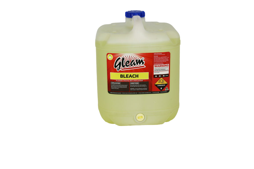 BLEACH 20L – Gleam Chemicals Australia