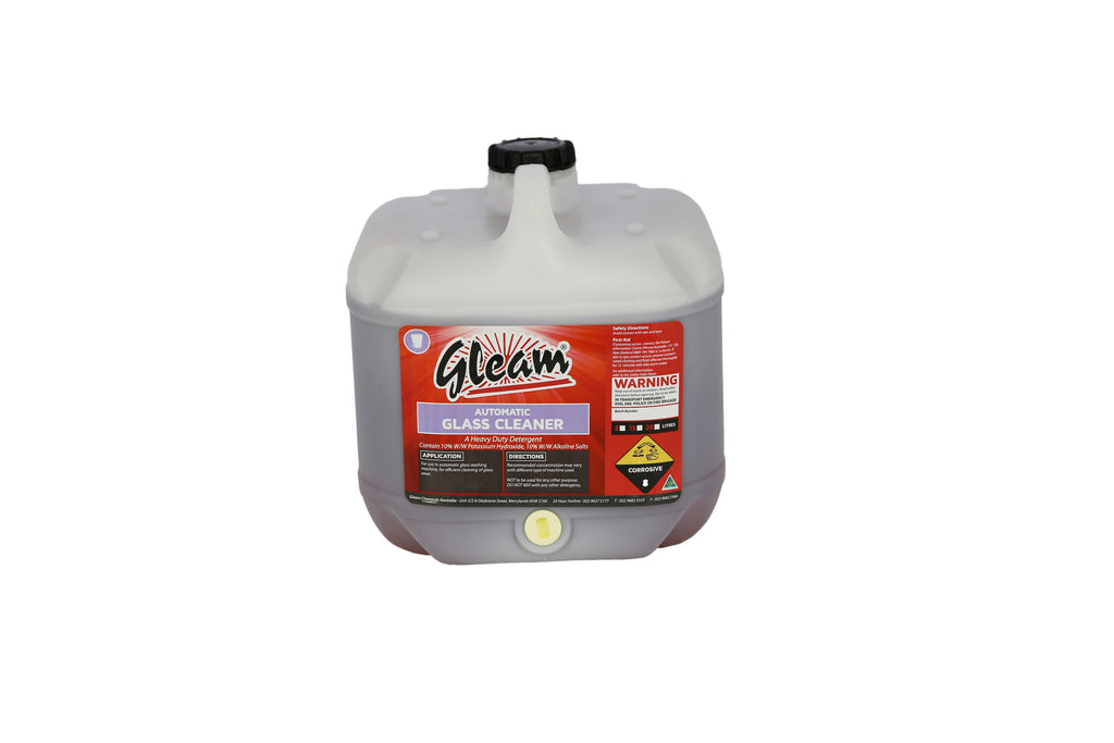 SPECIAL AUTOMATIC GLASS CLEANER 15L – Gleam Chemicals Australia