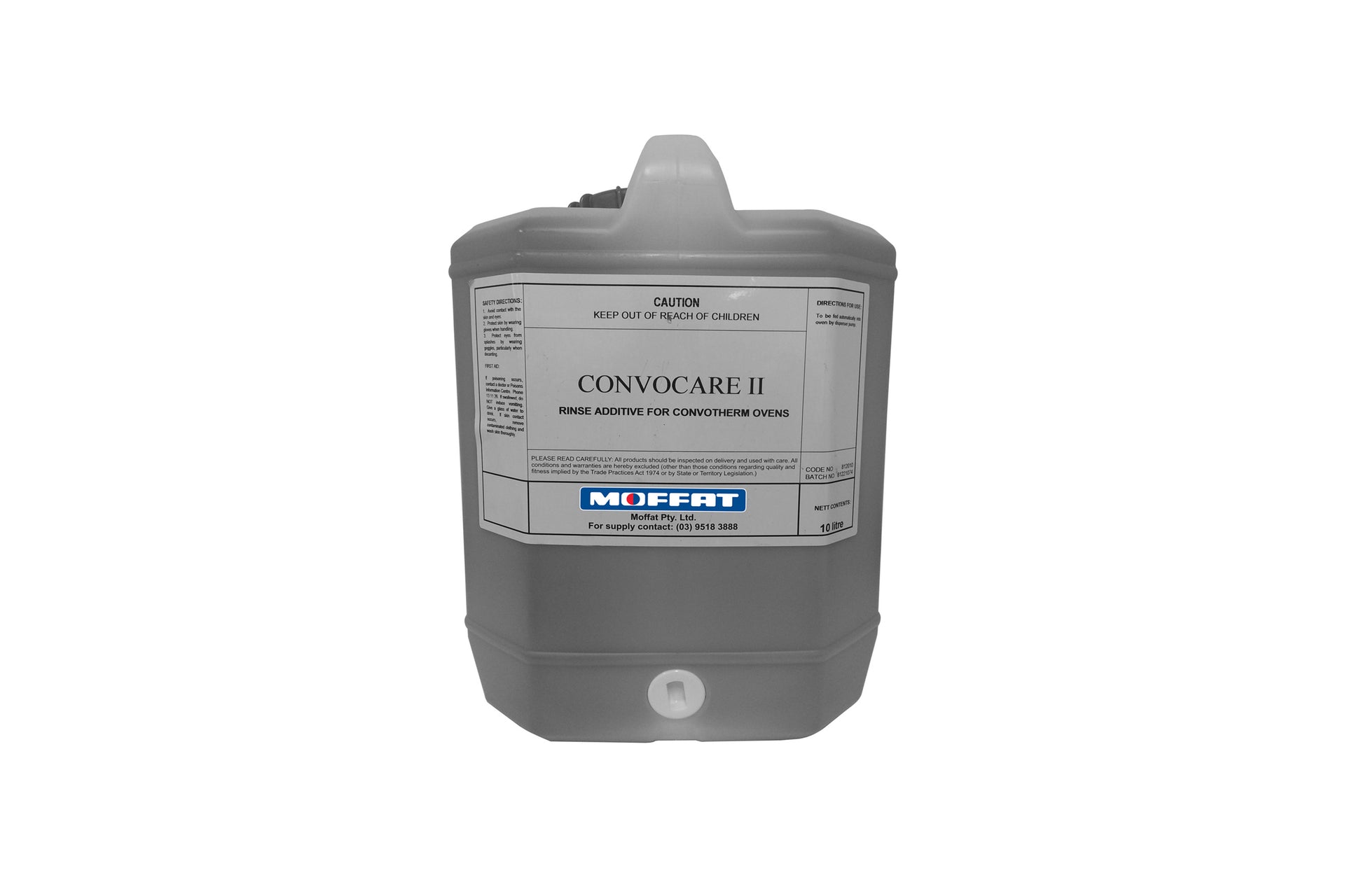 MOFFAT CONVOCARE II – Gleam Chemicals Australia