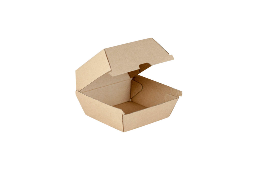 CARDBOARD BURGER CLAM WITH LID 250 UNITS – Gleam Chemicals Australia